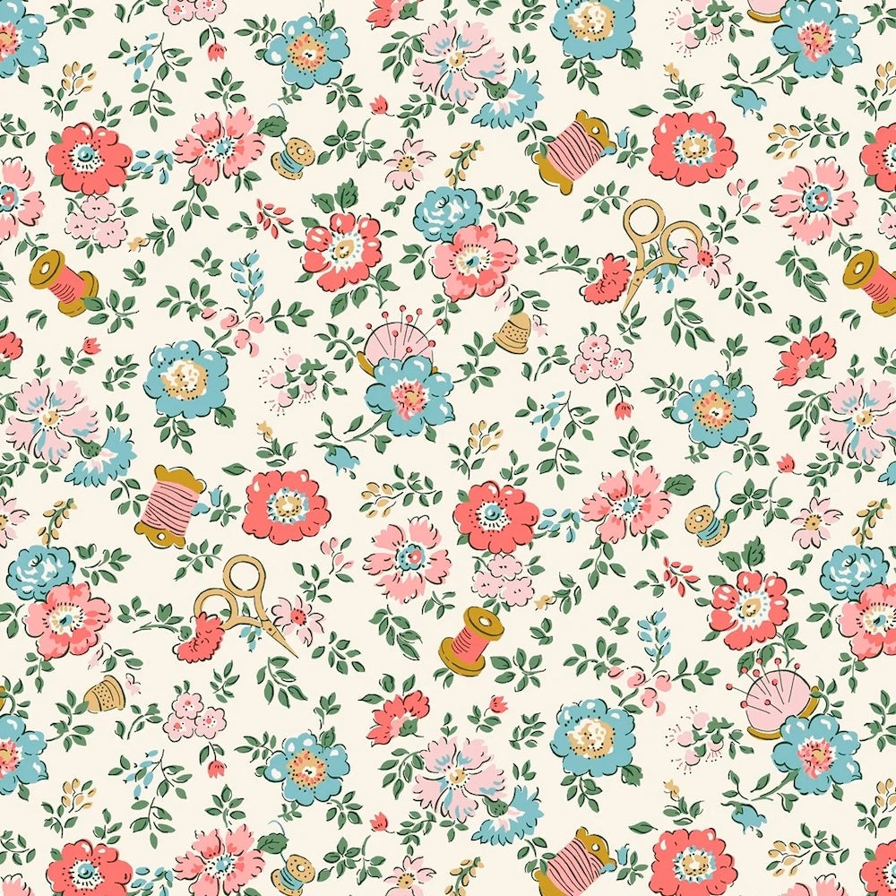 Liberty Tudor Celebration Haberdashery Floral – Stitchbird